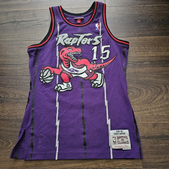 Mitchell & Ness | Shirts | 0 Authentic Vince Carter Mitchell Ness 98 99 ...